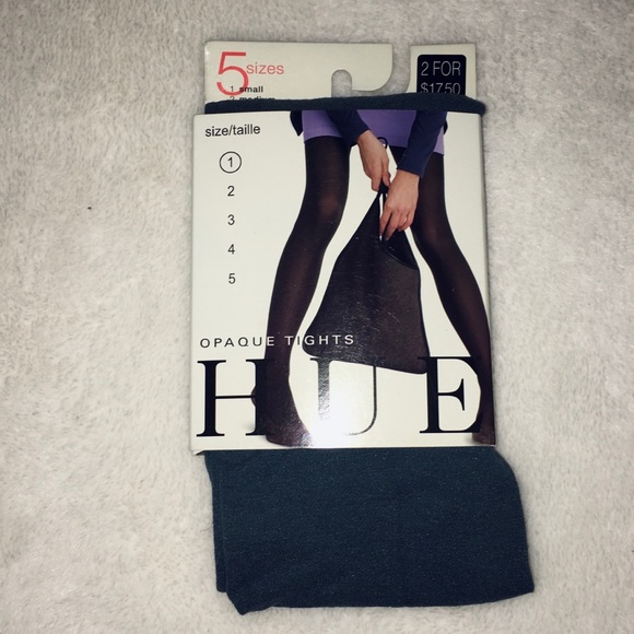 HUE | Accessories | Nwb Hue Opaque Tights Style 4689 Color Petrol ...